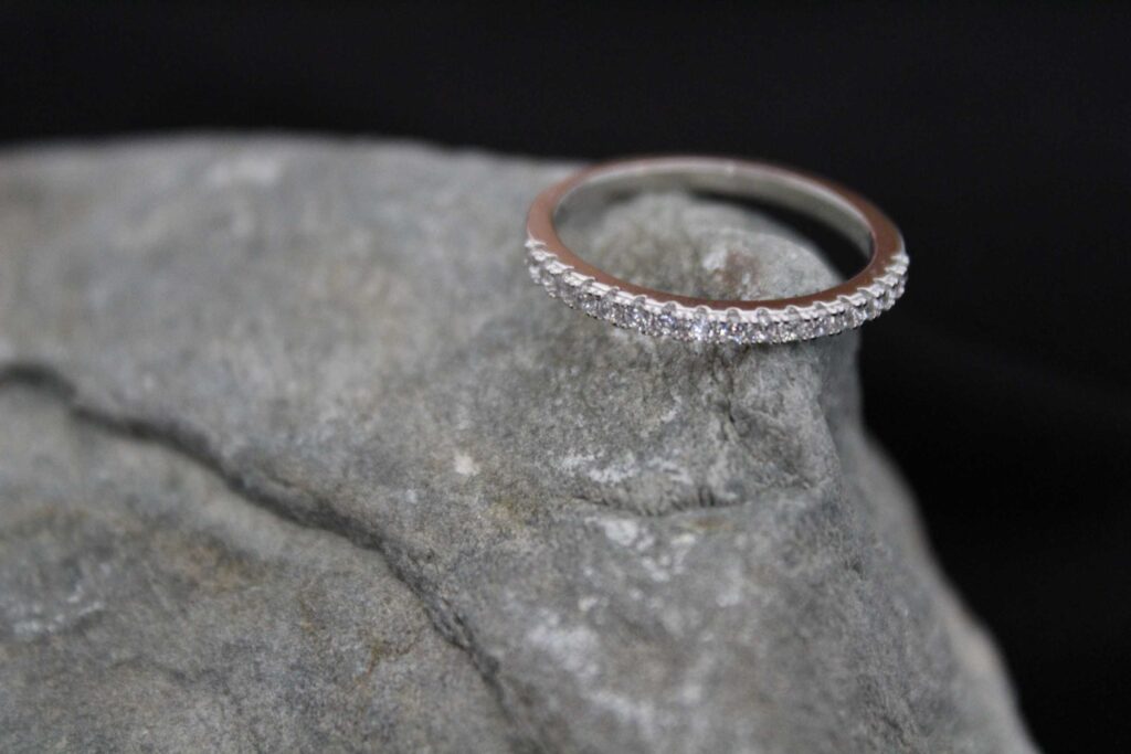 Half Eternity Ring - Silver Keeper