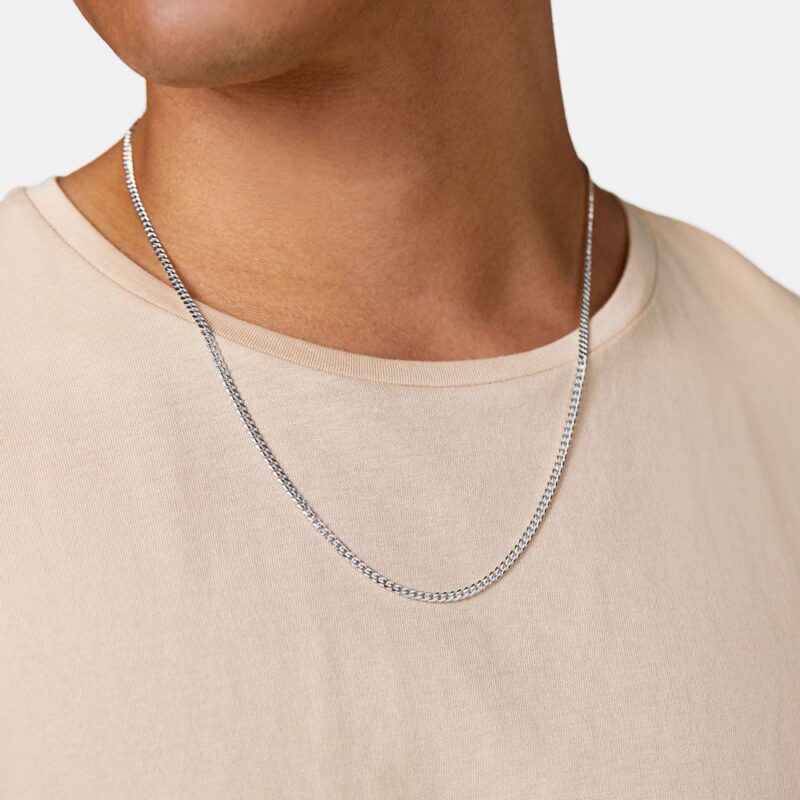 Curbed Chain - Silver Keeper