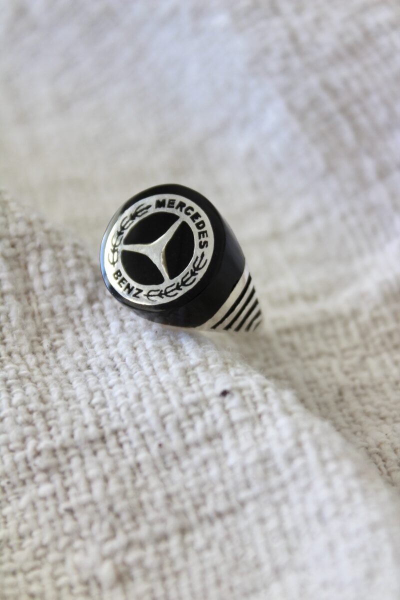 Mercedes Benz Ring - Silver Keeper